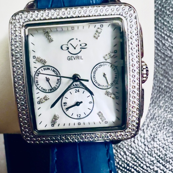 Gevril | Accessories | Gevril Limited Edition Watch With Real Diamonds | Poshmark